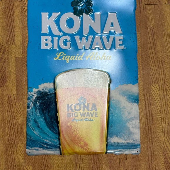 Kona Big Wave | Accents | Big Wave Metal Sign Kona Big Wave | Poshmark